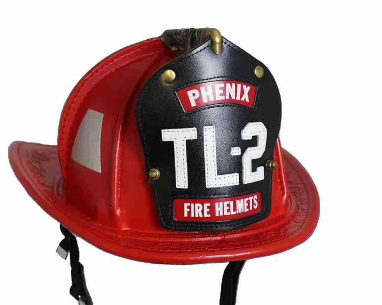 Phenix TL2 Traditional Leather Helmet - Fire Halo
